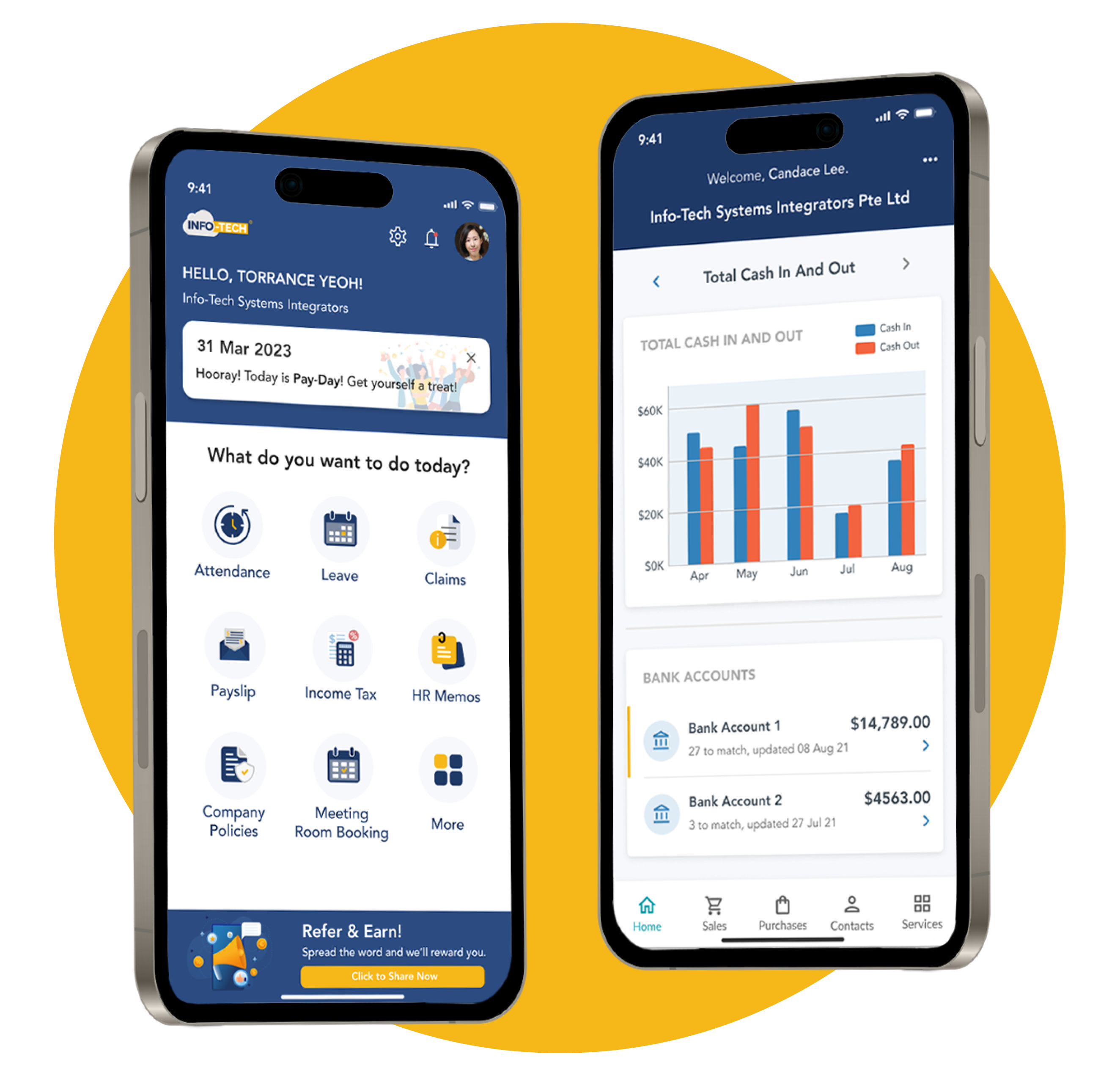 Info-Tech Singapore HRMS - Login